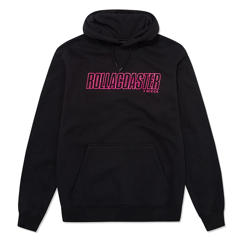 NICCE MENS ORIGINAL ROLLACOASTER HOOD | BLACK - Rollacoaster.tv